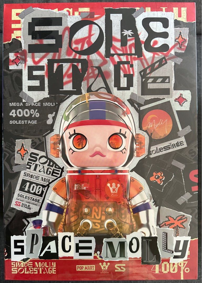 Pop Mart Space Molly Solestage 400% Figure, Hobbies & Toys, Toys ...