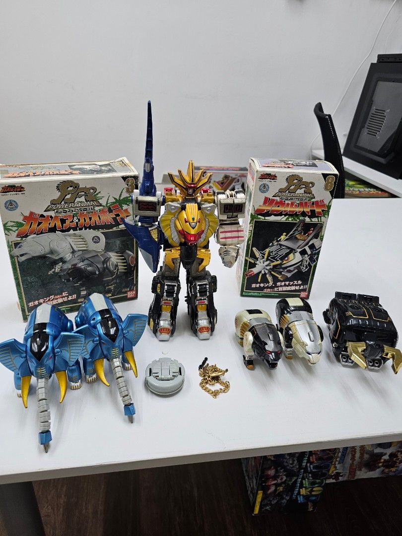 Power Rangers Wild Force GaoKing Megazord - Complete Set & Donbrother ...