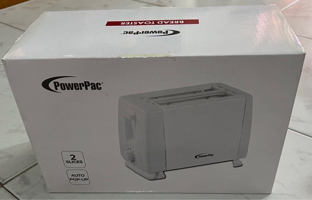 PowerPac 2-Slice Bread Toaster (PPT02), TV & Home Appliances, Kitchen ...