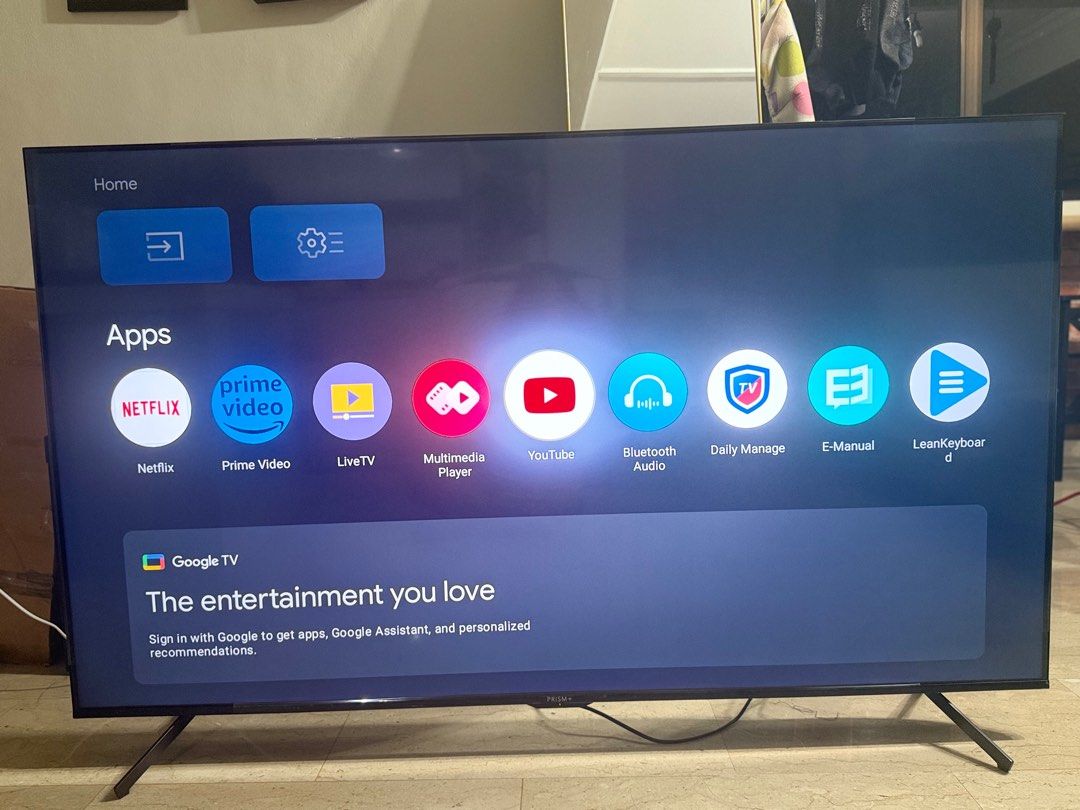 Prims+ 65 inch smart 4k google tv, TV & Home Appliances, TV ...