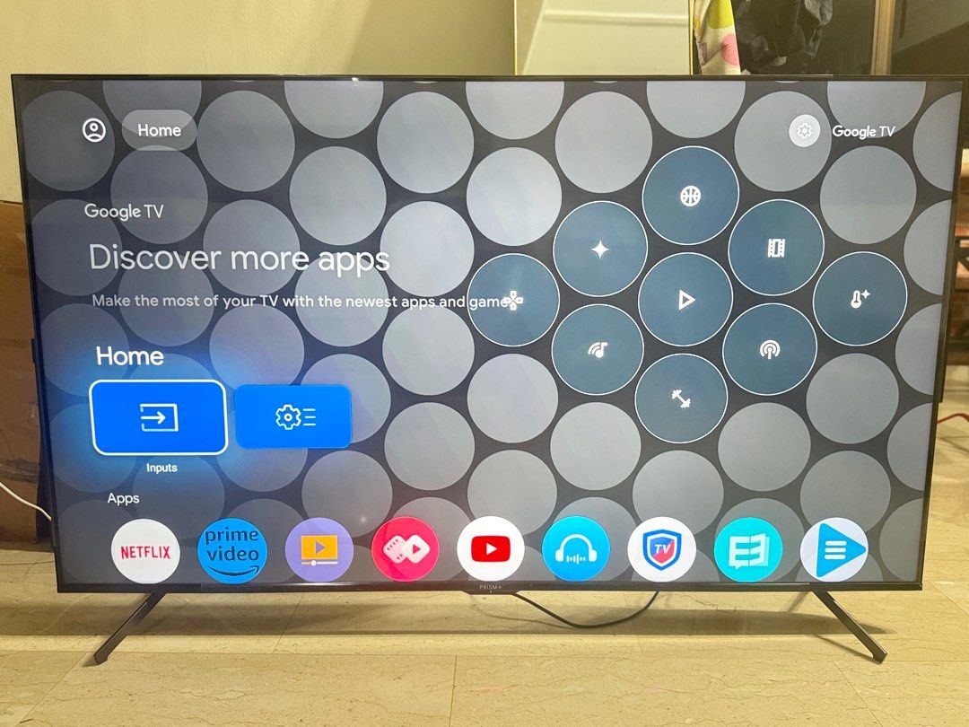 Prims+ 65 inch smart 4k google tv, TV & Home Appliances, TV ...