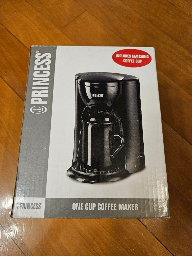 Princess One Cup Coffee Maker, 家庭電器, 廚房電器, 咖啡機及咖啡壺 - Carousell