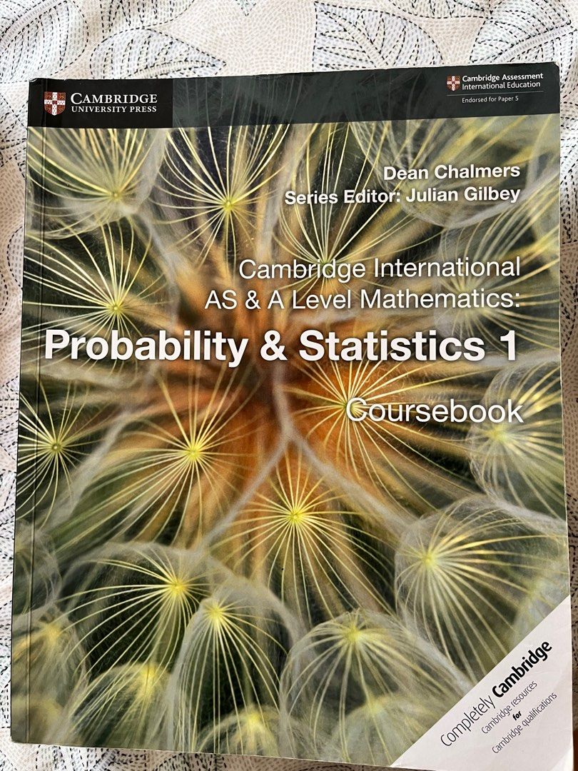 Probability and Statistics 1 Maths As level A level textbook 9709, Hobbies & Toys, Books ...