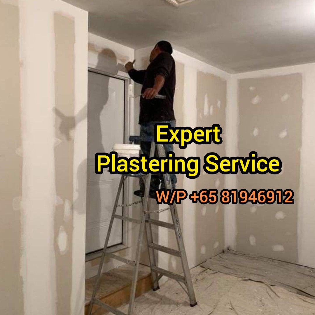 Proffesional Plastering/4 room flat HDB Plastering/HDB-BTO-Condo full ...