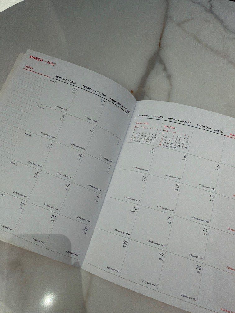 Prudential 2026 Year Planner, Hobbies & Toys, Books & Magazines ...