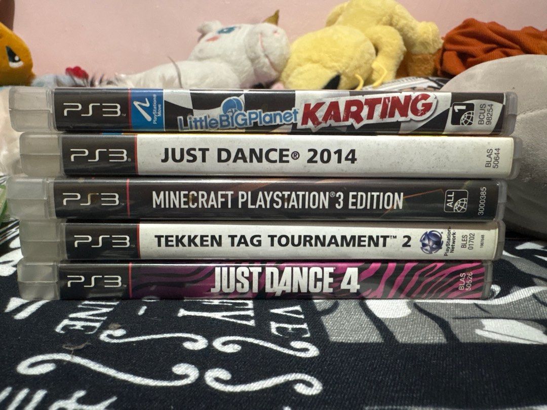 PS3 Games: Little Big Planet Karting, Just Dance, Minecraft, Tekken ...
