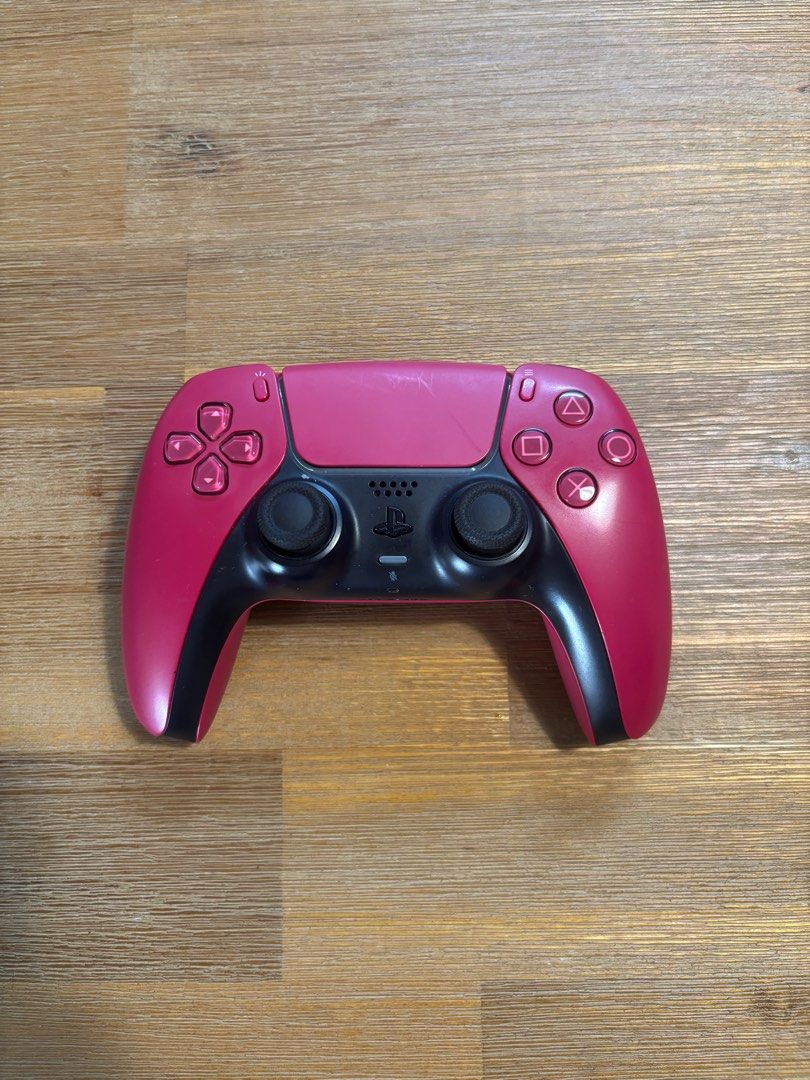 PS5 Hall Effect Dualsense Cosmic Red Controller, Video Gaming, Gaming ...