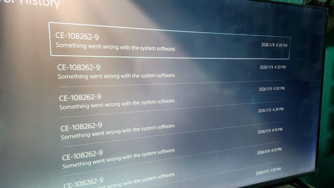 PS5 Phat defective error code, Video Gaming, Video Game Consoles ...