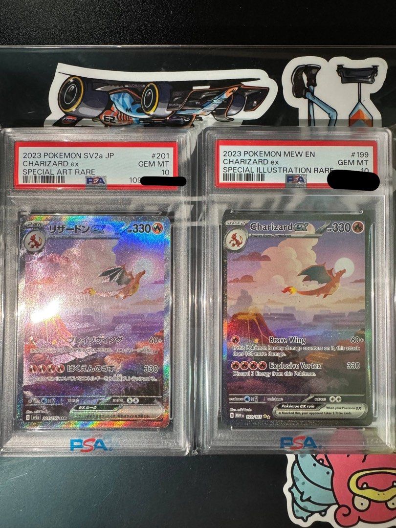 PSA10 Eng & Jap 151 Charizard EX SAR & SIR, Hobbies & Toys, Memorabilia & Collectibles, Vintage ...