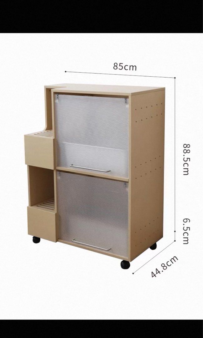 PURRKNAVE 實木兩層貓砂櫃貓廁所, 寵物用品, 寵物家品及其他 - Carousell