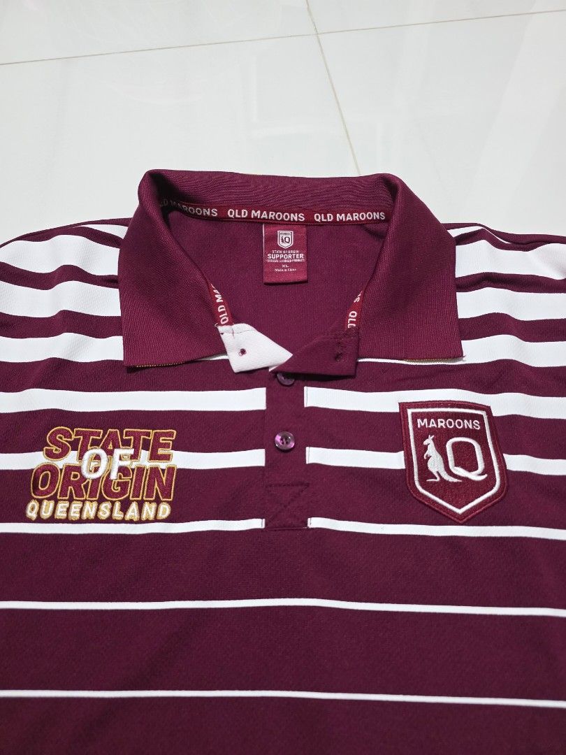 Queensland Rugby League Team Jersey, Men's Fashion, Tops & Sets ...