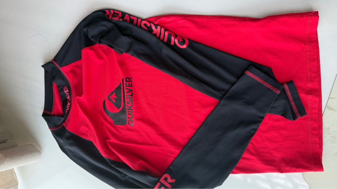 Quicksilver swim wear, Men's Fashion, Tops & Sets, Swim Top & Rash ...