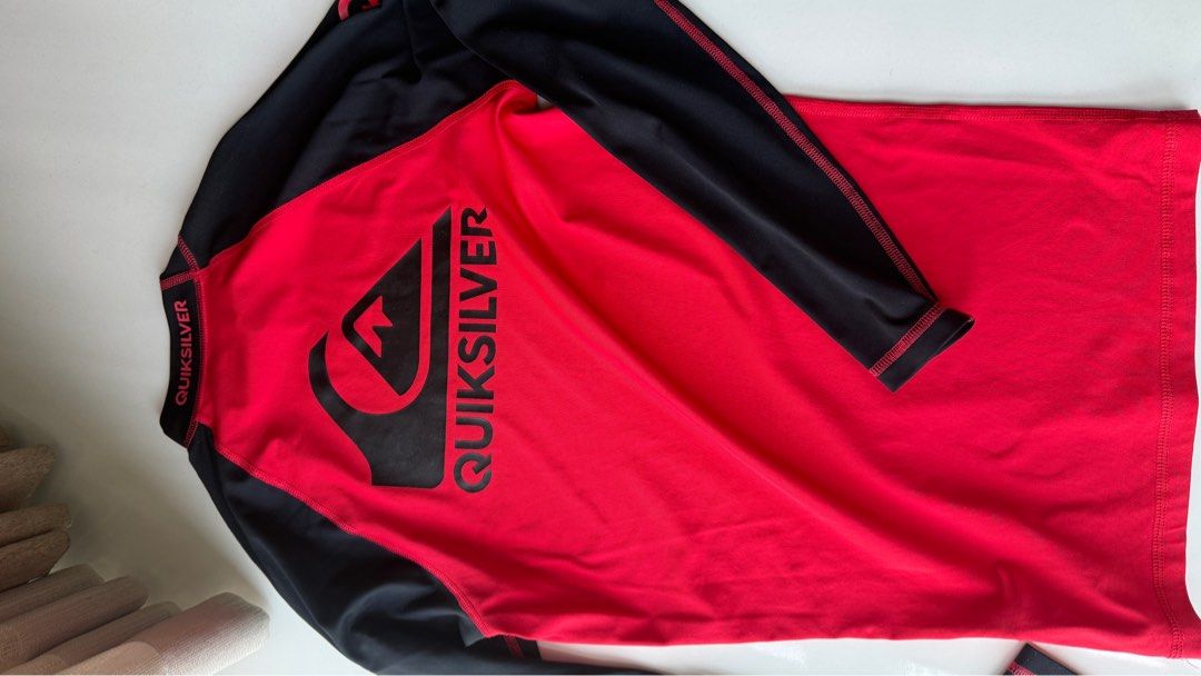 Quicksilver swim wear, Men's Fashion, Tops & Sets, Swim Top & Rash ...