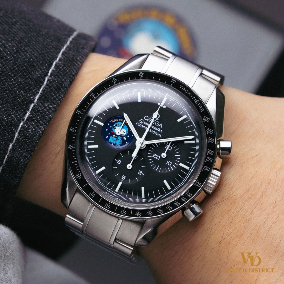 RARE 1st SNOOPY Oct 2003 Full Set 42mm Omega Speedmaster Moonwatch 3578 ...
