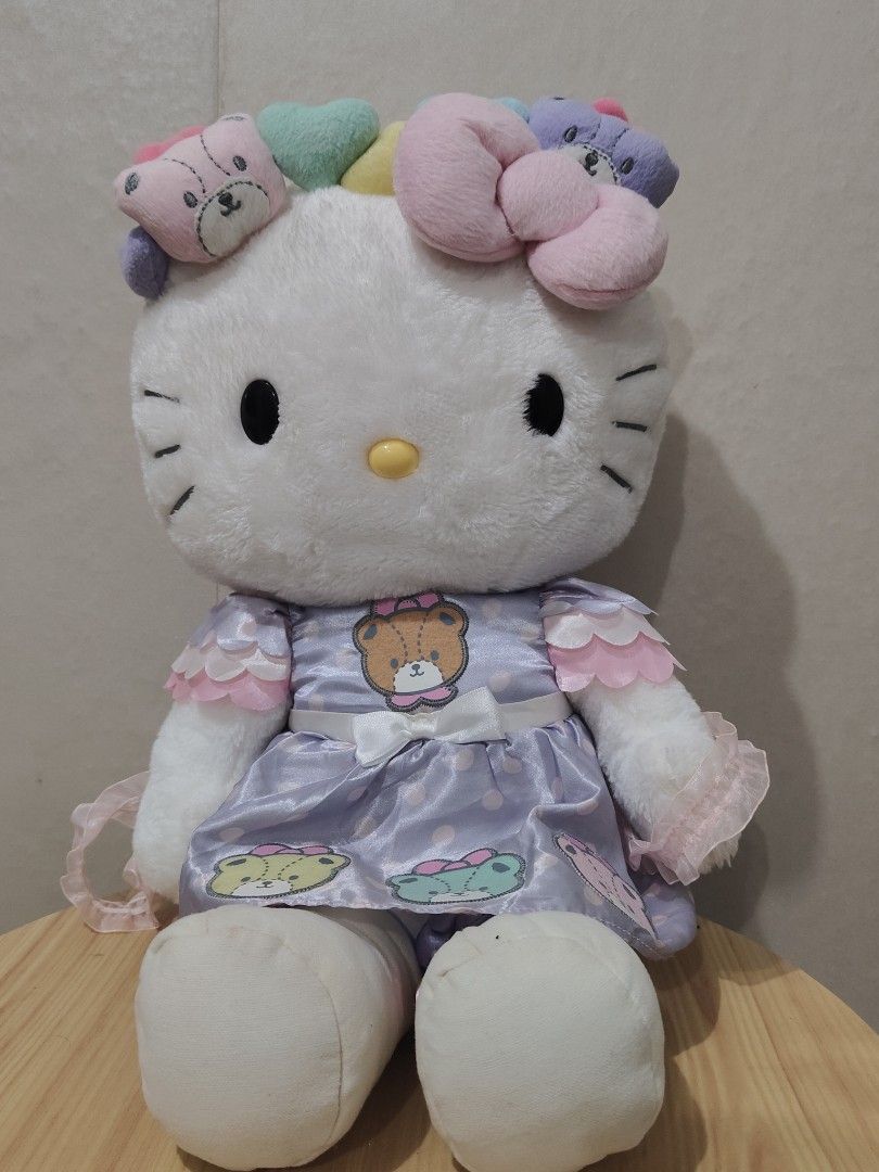 [RARE] Sanrio Hello Kitty 40th Anniversary Tiny Chum Hug Doll (Big size ...
