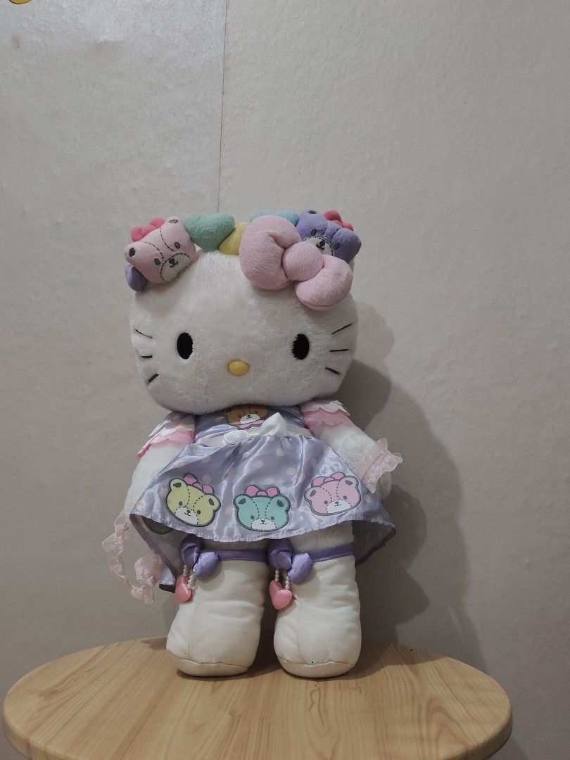 [RARE] Sanrio Hello Kitty 40th Anniversary Tiny Chum Hug Doll (Big size ...