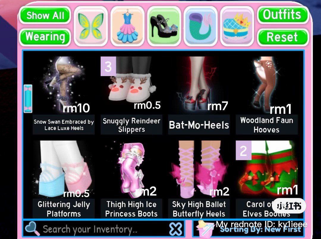 Royale High Shoes - Various Designs, Video Gaming, Gaming Accessories ...