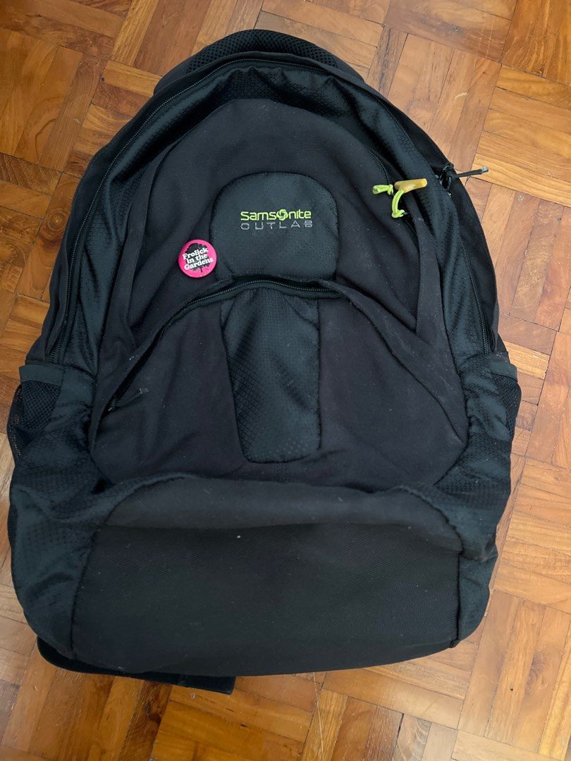 Samsonite Outlast Backpack - Black, Men's Fashion, Bags, Backpacks on ...