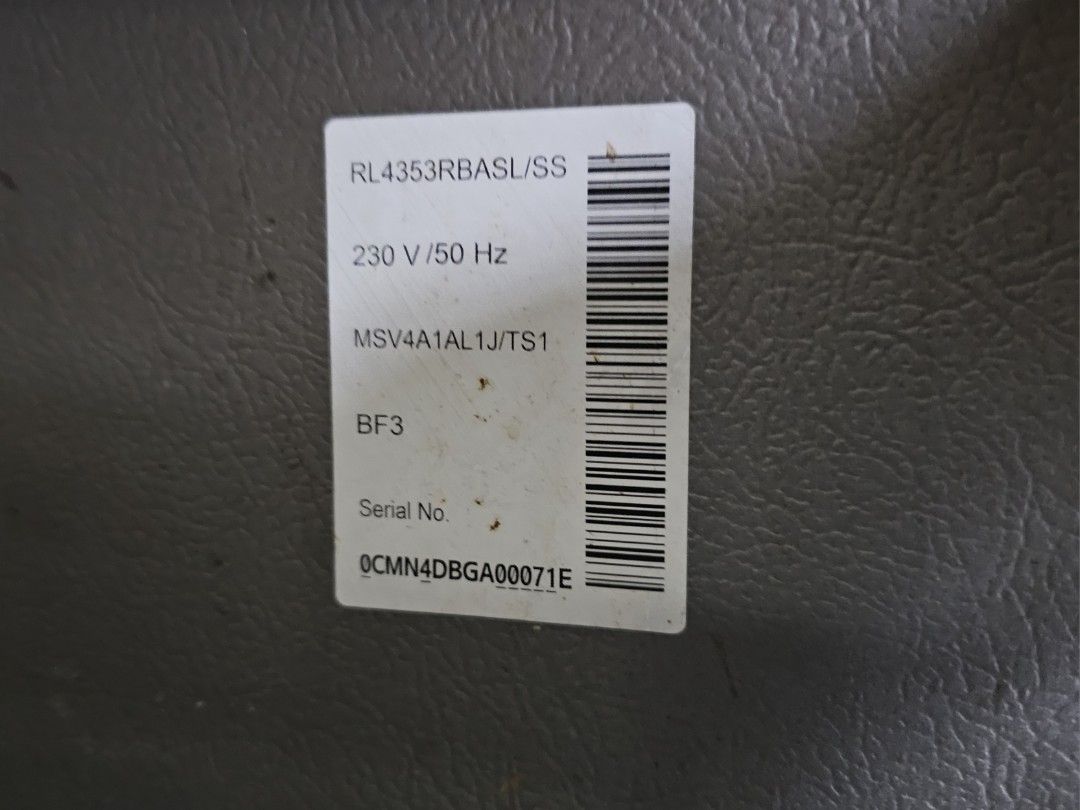 Samsung Refrigerator RL4353RBASL/SS - Used, TV & Home Appliances ...