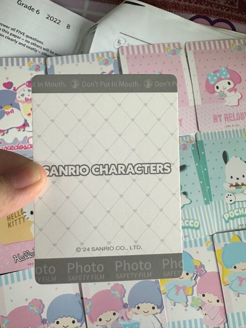 Sanrio Character Photo Cards, Hobbies & Toys, Toys & Games on Carousell
