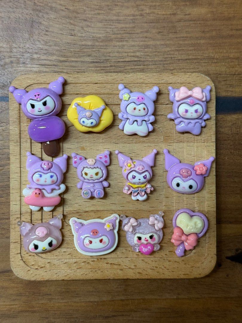 SANRIO Resin Charms, Hobbies & Toys, Stationery & Craft, Craft Supplies ...