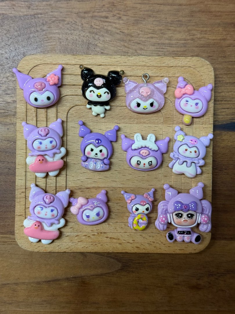SANRIO Resin Charms, Hobbies & Toys, Stationery & Craft, Craft Supplies ...