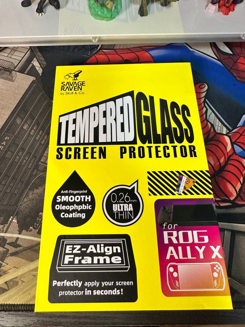 Savage Raven Tempered Glass Screen Protector for ROG Ally X, Mobile ...