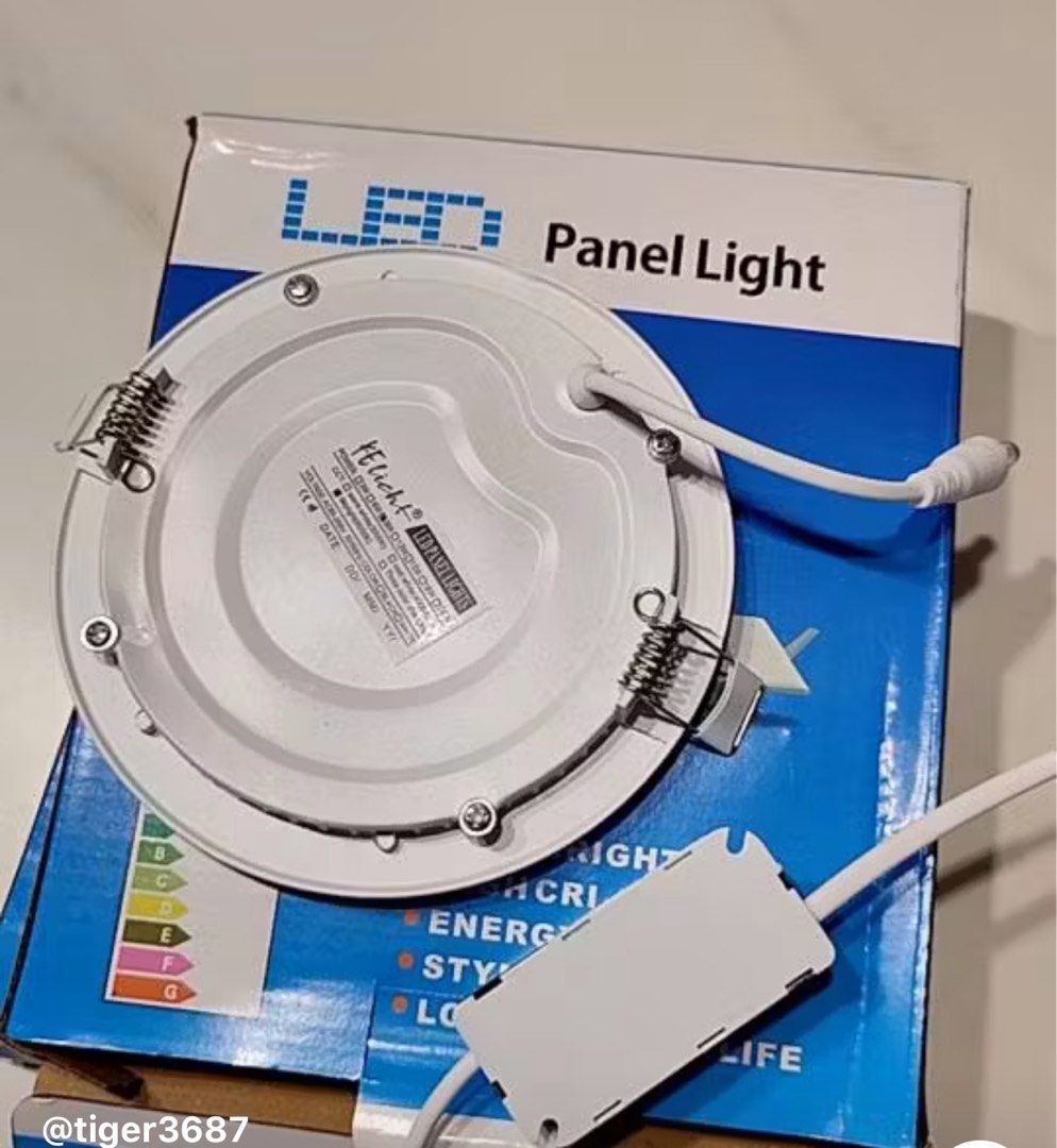 [SEALED] LED Panel Light Slim LED Downlight Panel Round Safety Mark ...