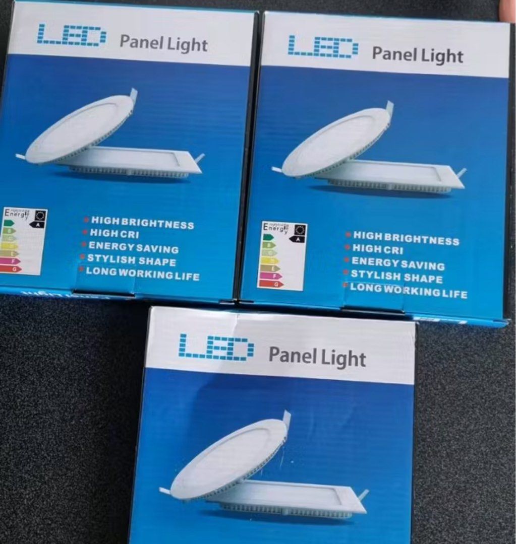 [SEALED] LED Panel Light Slim LED Downlight Panel Round Safety Mark ...