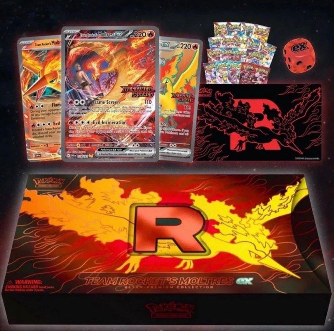 SEALED Moltres EX Ultra Premium Collection, Hobbies & Toys, Toys ...