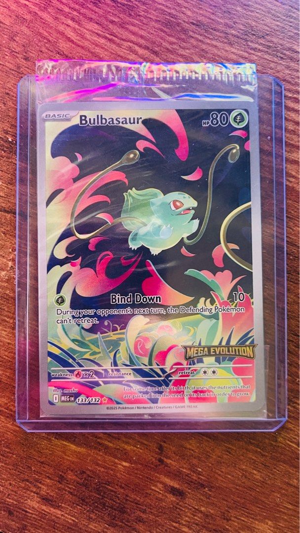*Sealed*Bulbasaur Mega Evolution Pokemon (PROMO) Card 133/132, Hobbies ...