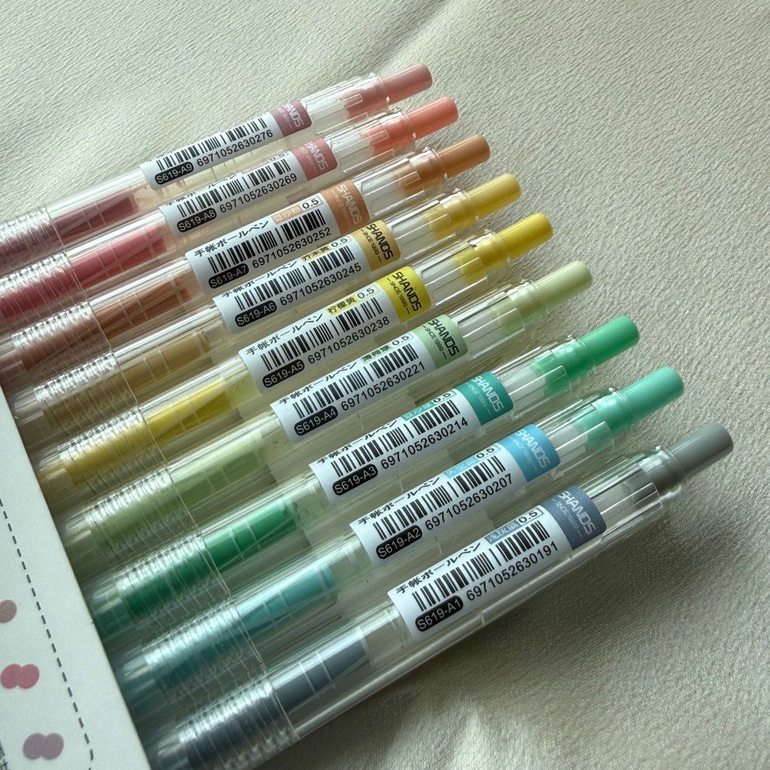 Pastel Gel Pens Set - 10 Colors, Hobbies & Toys, Stationery & Craft ...