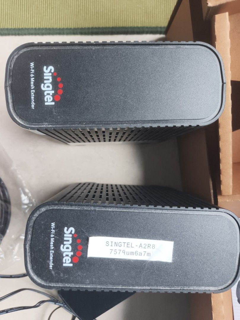 Singtel Wi-Fi 6 Mesh Extender Dual Pack, Computers & Tech, Parts ...