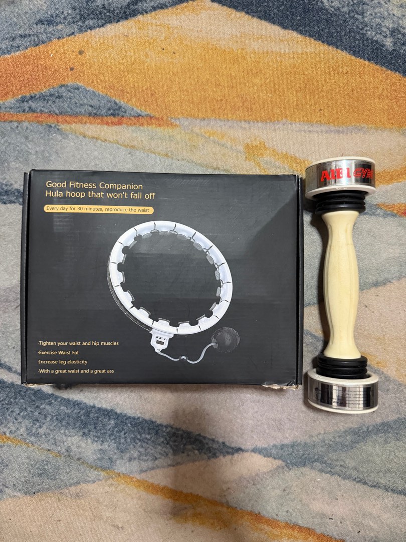 Smart Hula Hoop 16 Blocks – Weighted Fitness Hoop + ALBI GYM Shaker ...