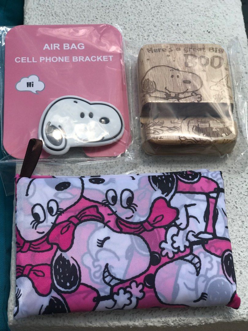 Snoopy Accessories Bundle set new, Luxury, Accessories on Carousell