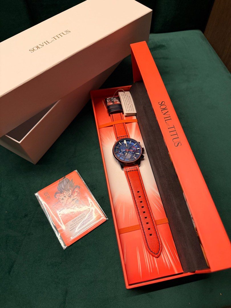 SOLVIL ET TITUS X DRAGON BALL Z "SON GOKU” CHRONOGRAPH QUARTZ WATCH ...