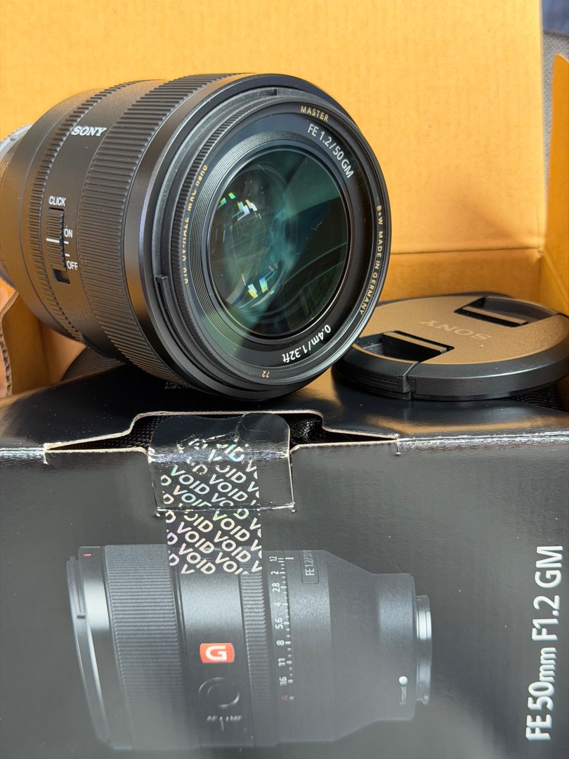Sony FE 50mm F1.2 GM full box, Photography, Lens & Kits on Carousell