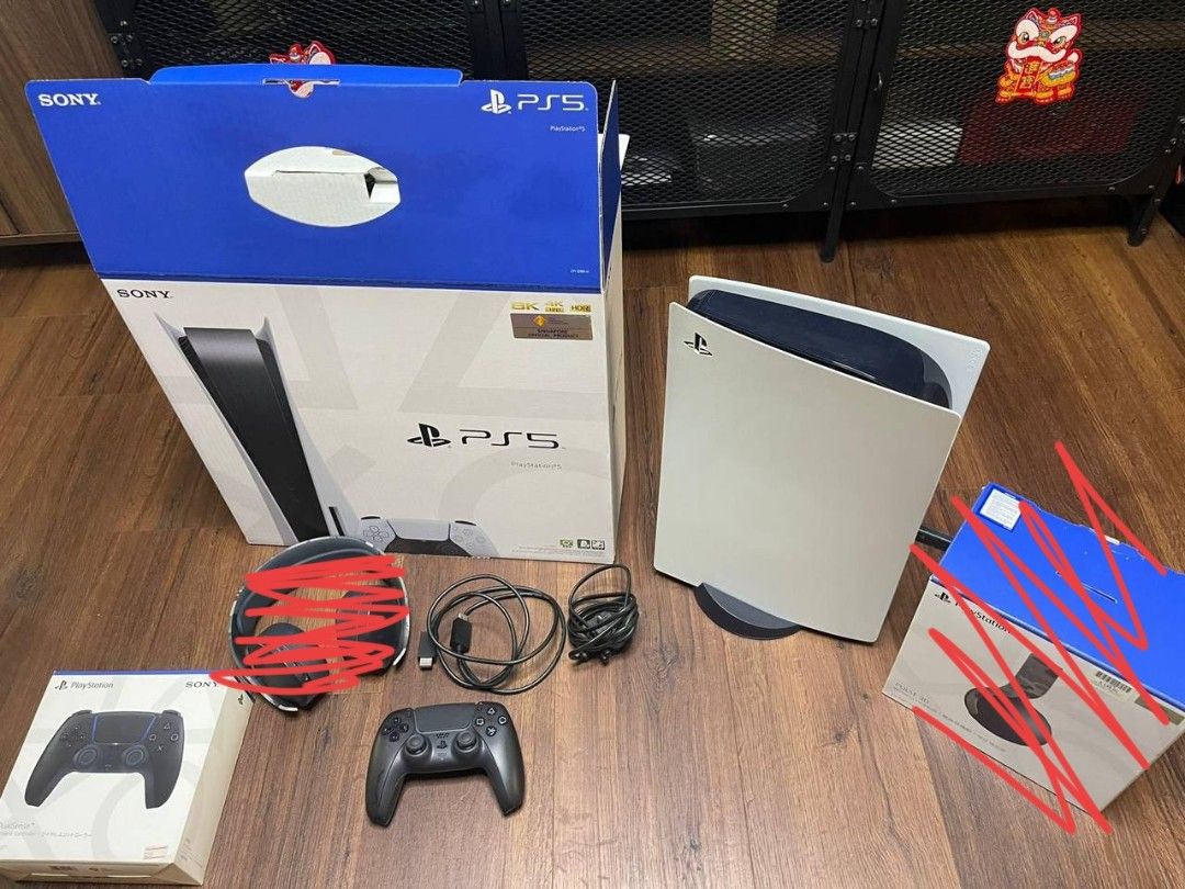 Sony PlayStation 5 (PS5) Console - Disc Edition, Video Gaming, Video ...