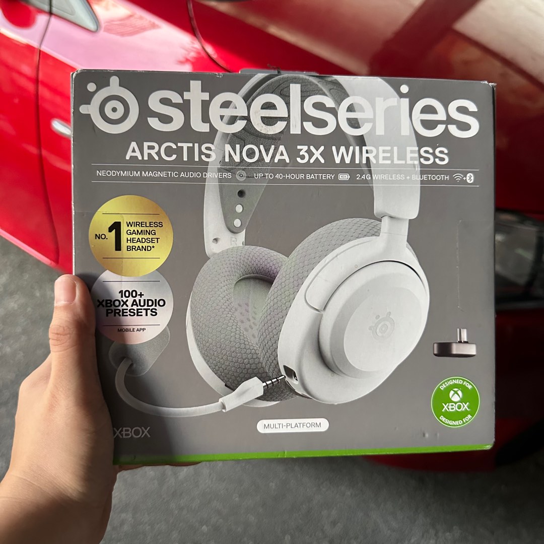 SteelSeries Arctis Nova 3X Wireless Headphones for XBox and Windows 10 ...