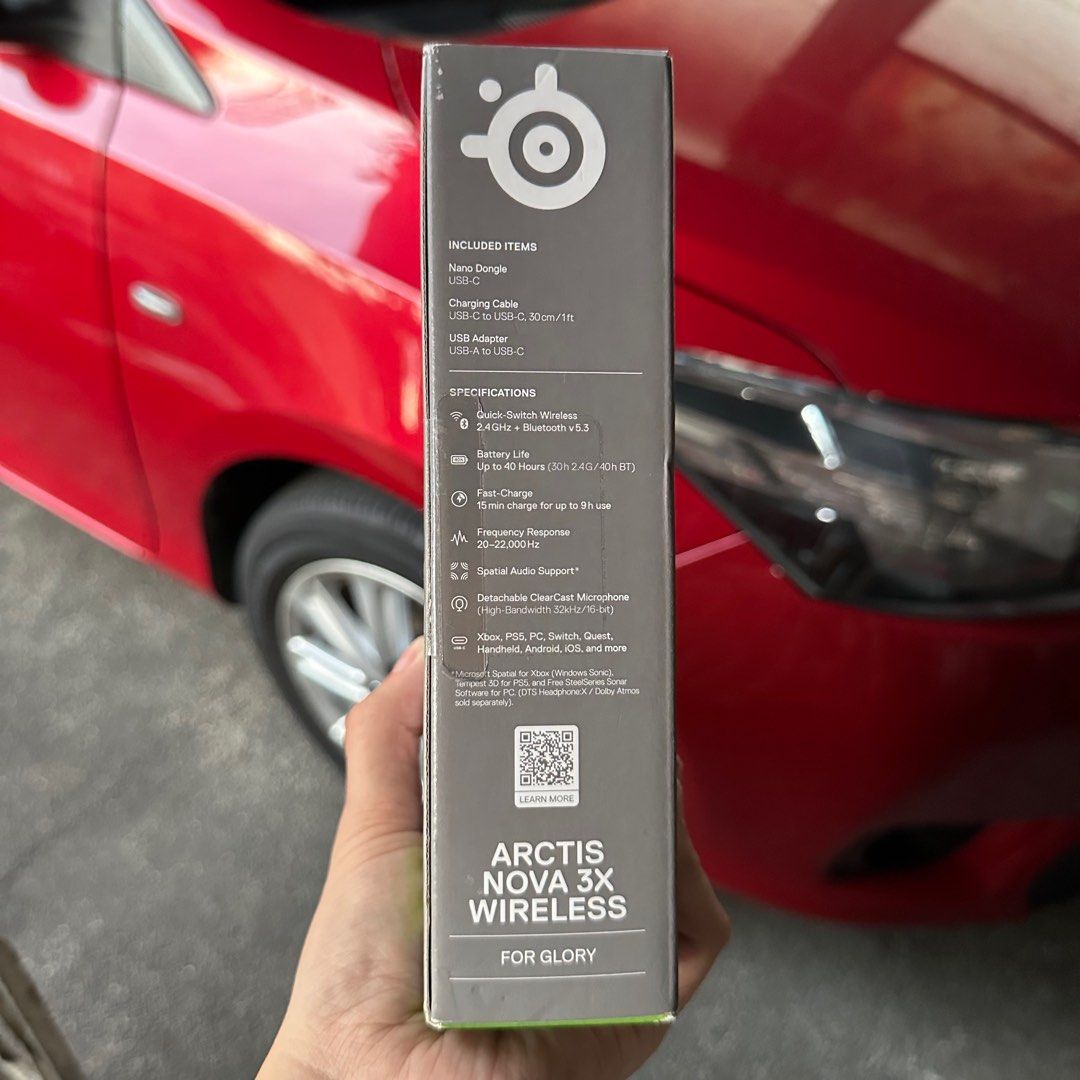 SteelSeries Arctis Nova 3X Wireless Headphones for XBox and Windows 10 ...