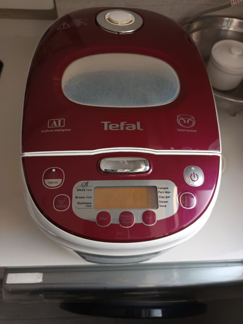 Tefal Rice Cooker with AI Technology, Furniture & Home Living ...