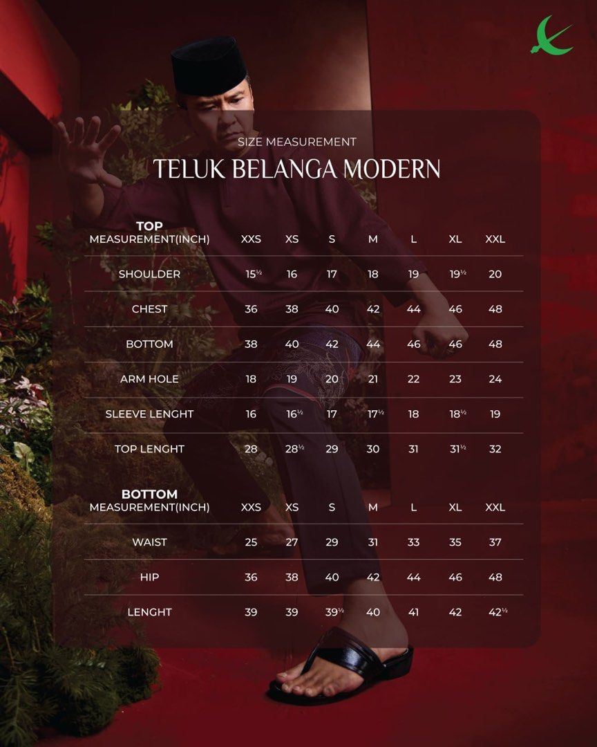 Teluk Belanga Modern Baju Melayu (2026), Men's Fashion, Muslim Wear ...