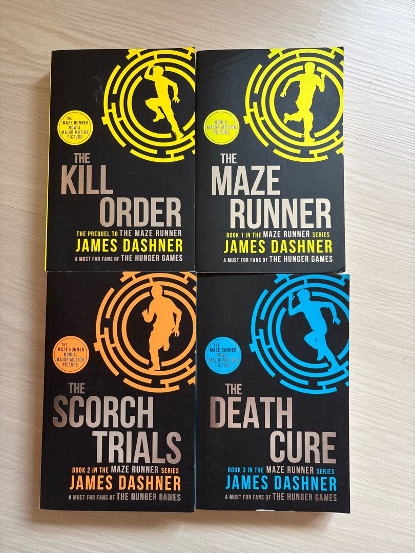 The Maze Runner Series by James Dashner (Books 1-3 + Prequel), Hobbies ...
