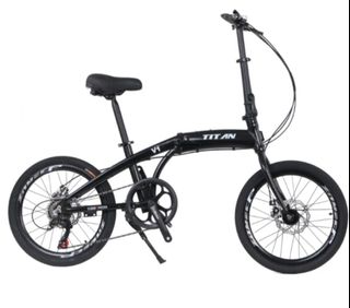 SAVA F1 Folding Bike - Black and Red, Sports Equipment, Bicycles ...