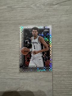 2023-24 Topps Chrome 2024-25 Victor Wembanyama Rookie Card, Hobbies ...