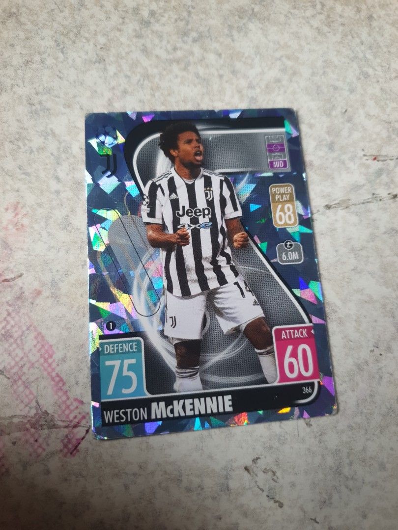Topps Match Attax Weston McKennie Trading Card, Hobbies & Toys, Toys ...