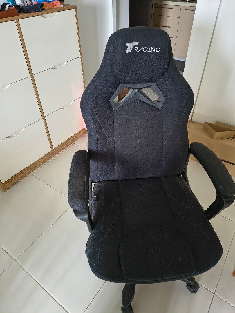 T-Racing Gaming Chair - Black, Furniture & Home Living, Furniture ...