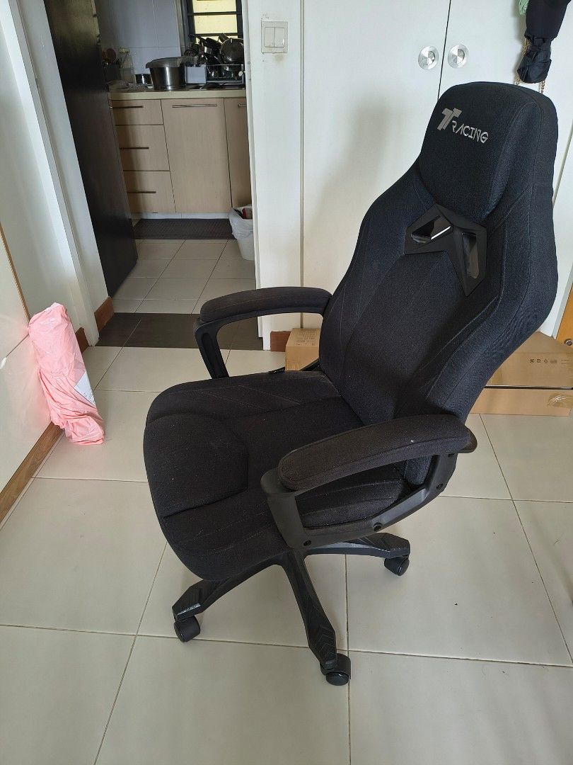 T-Racing Gaming Chair - Black, Furniture & Home Living, Furniture ...