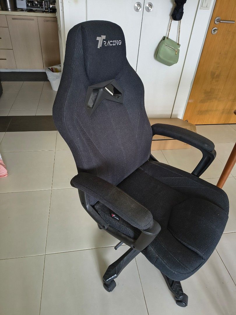 T-Racing Gaming Chair - Black, Furniture & Home Living, Furniture ...