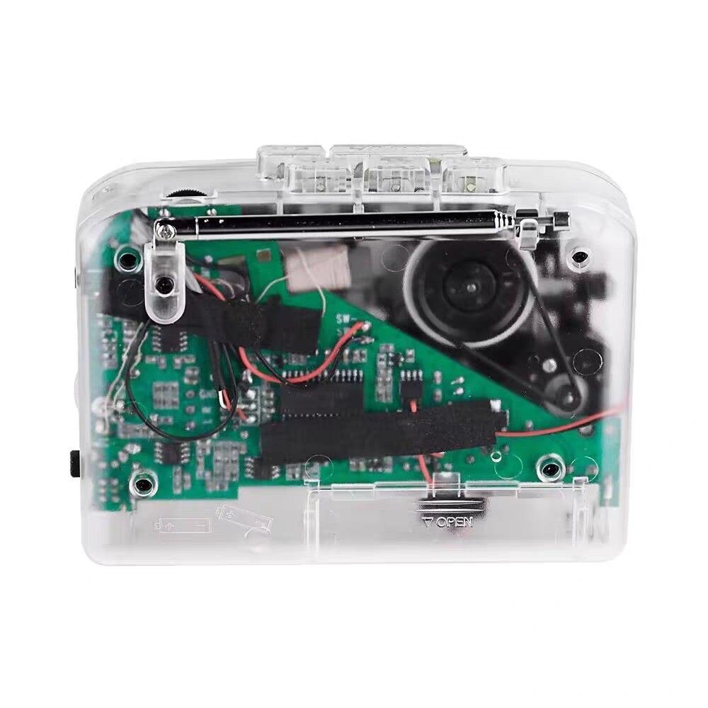 Transparent Cassette Player with Radio, Audio, Portable Music Players ...